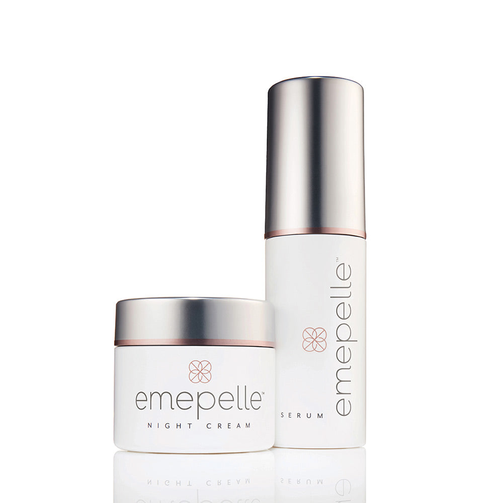 Menopause Skincare | Buy Emepelle Day Serum and Night Cream